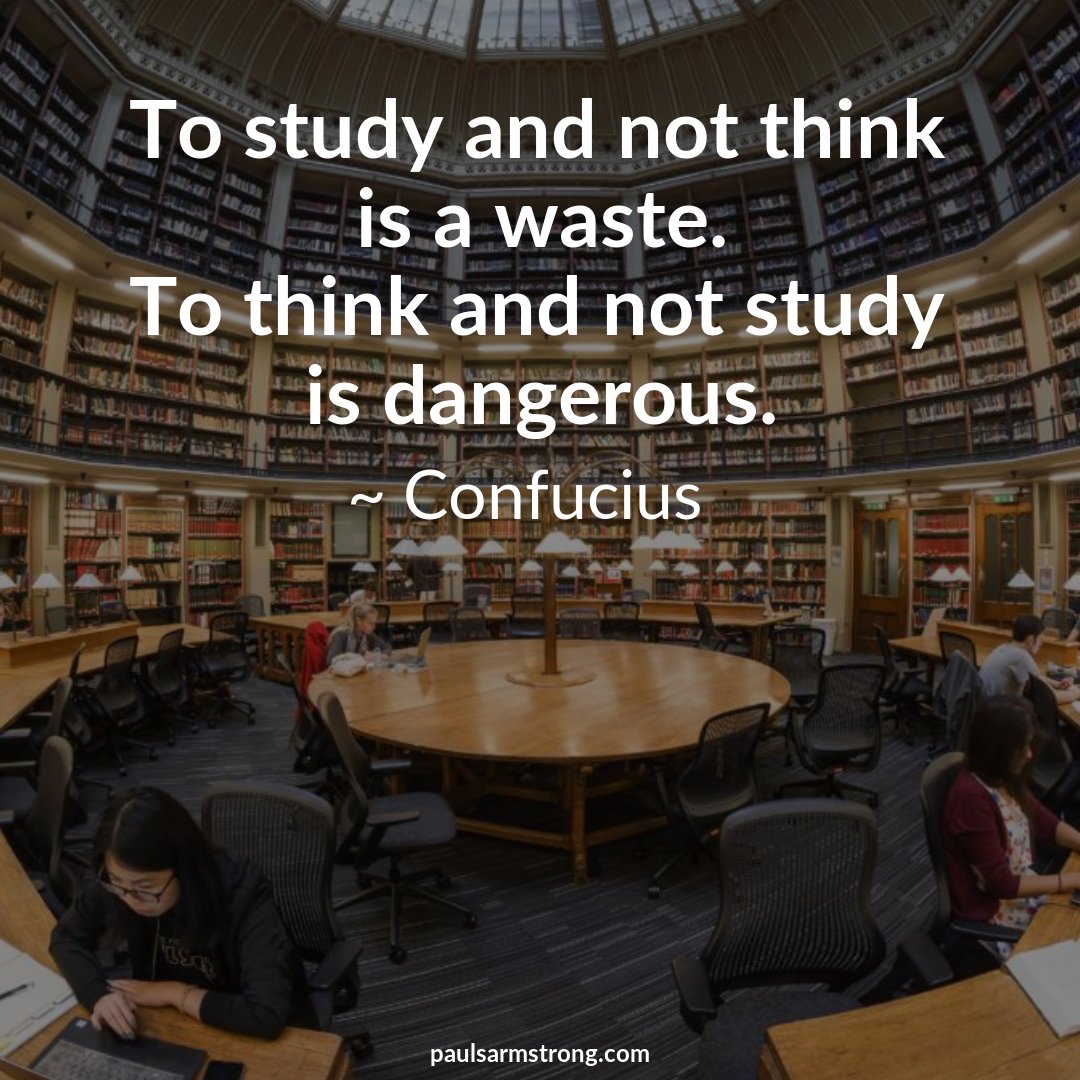 Confucius: Studying and Thinking – Paul Salahuddin Armstrong