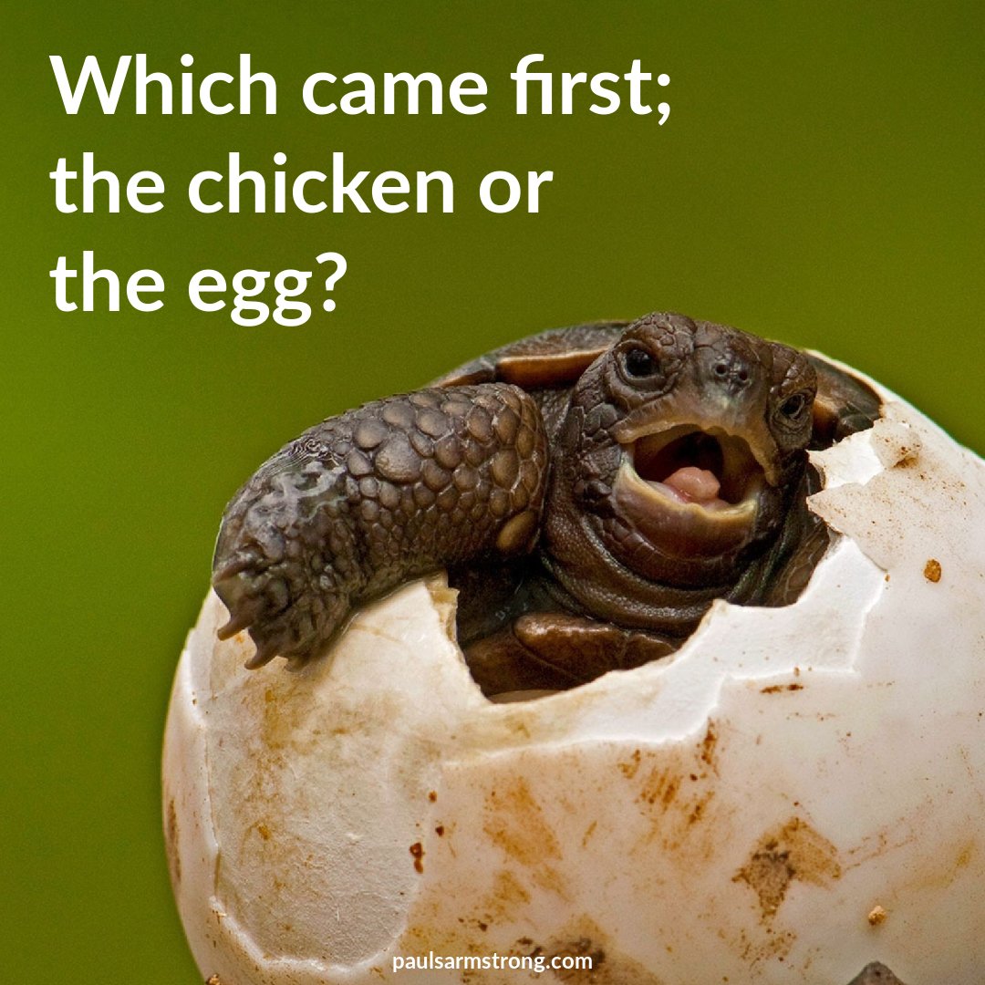Which came first? – Paul Salahuddin Armstrong