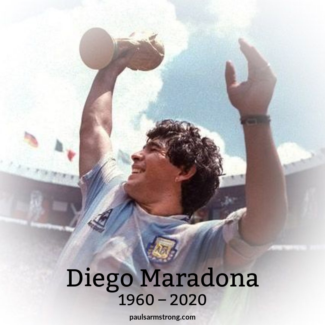 Diego Maradona RIP – Paul Salahuddin Armstrong
