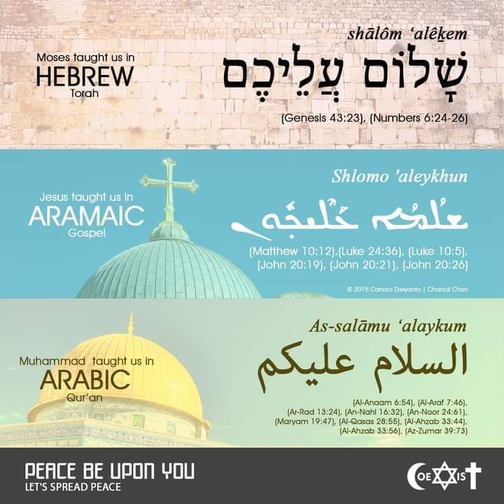 Peace In Hebrew And Arabic